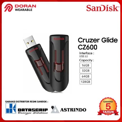Flashdisk SanDisk CRUZER GLIDE CZ600 16GB USB 3.0 - FLASH DISK - Shop | Tokopedia