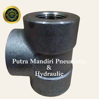 Jual Tee Besi Class 3000 Drat NPT 3/4" inch - Tee Carbon Steel Socket ...