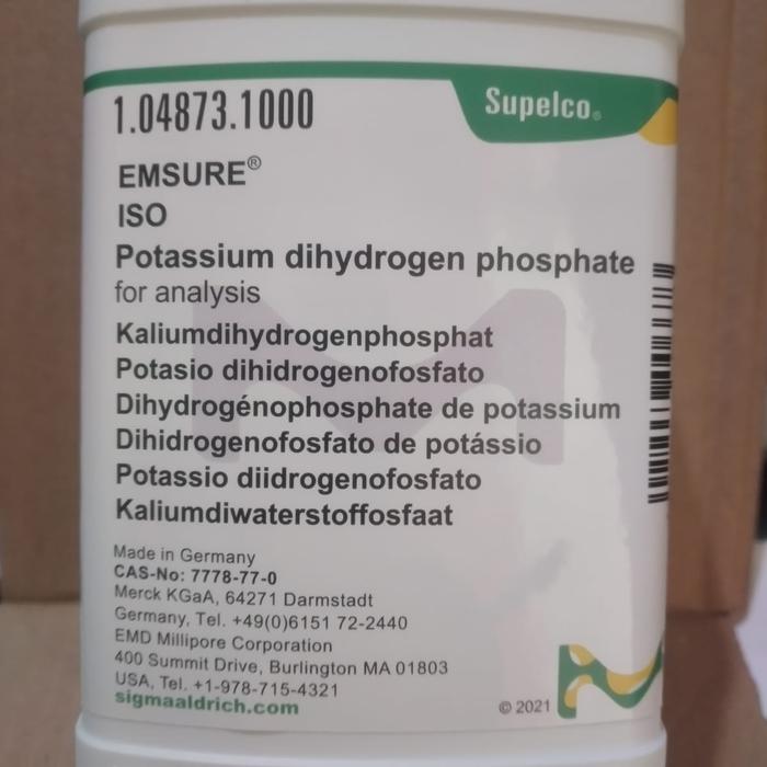 Jual Merck 1.04873.1000 Potassium dihydrogen phosphate merck 1 kg - Kab ...