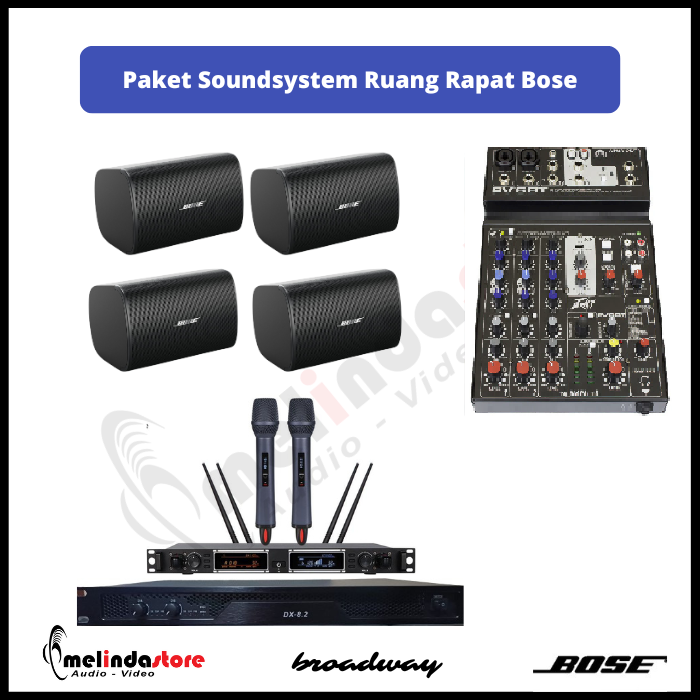 Jual Paket Sound System Ruang Rapat Speaker Bose - +/- 25m2 A - Jakarta ...
