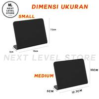 Promo Mini Chalkboard Papan Tulis Menu Label Harga Stand Display ...