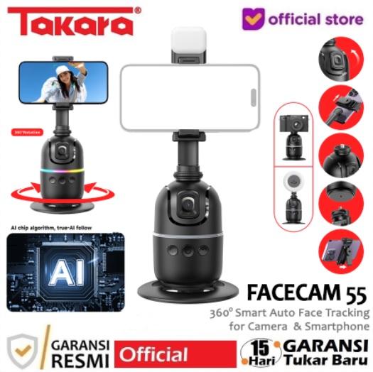 Jual Takara FACECAM 55 Smart Ai Auto Face Tracking Gimbal Stabilizer ...