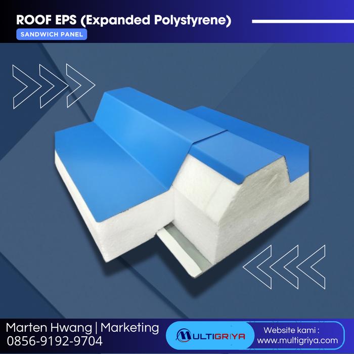Jual Sandwich Panel EPS (Expanded Polystyrene) Roof - Kab. Tangerang ...