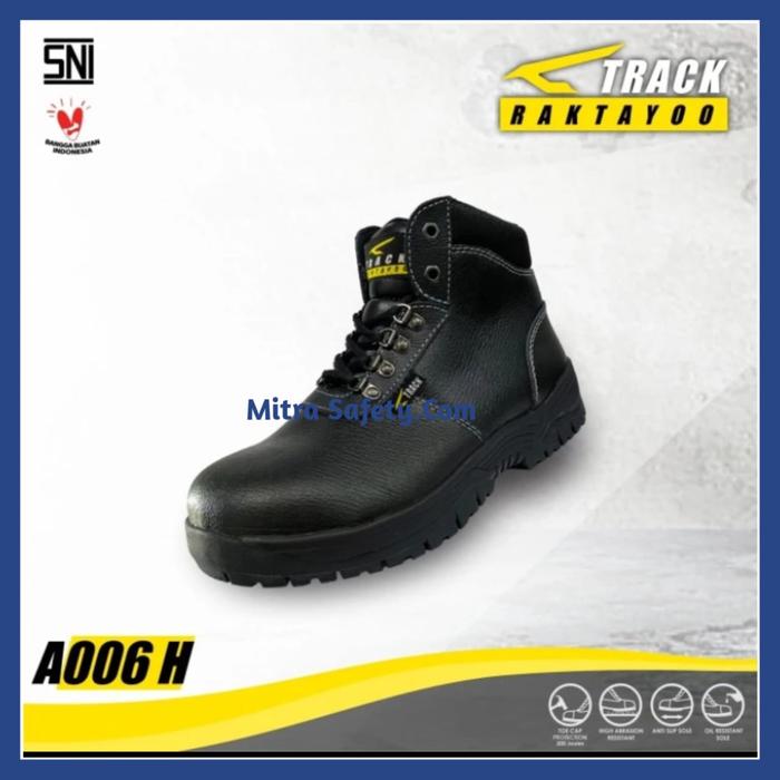 Jual Sepatu Safety Track A006 Hitam / Safety Shoes Track A006 Original ...