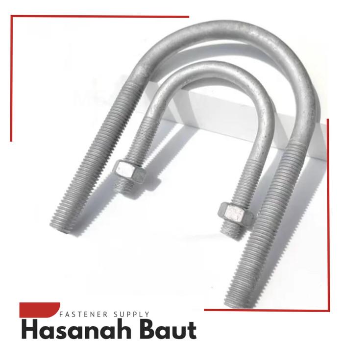 Jual U Bolt 2" Carbon Steel Hotdip Galvanis / HDG - Jakarta Timur ...