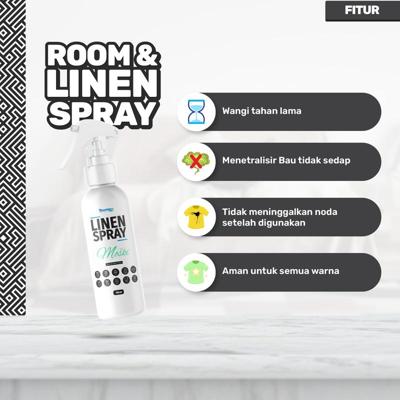 Brandwash Linen Spray Bed Spray Room Spray Pengharum Pewangi Benda Kain ...