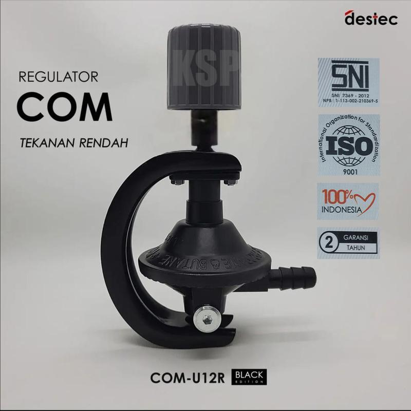 Destec COM-U12R Regulator Gas COM U12R Pengaman Ganda - Shop | Tokopedia