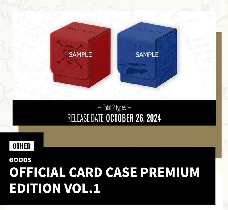 ONE PIECE CARD GAME OFFICIAL CARD CASE (DECK CASE /STORAGE BOX) - Shop ...