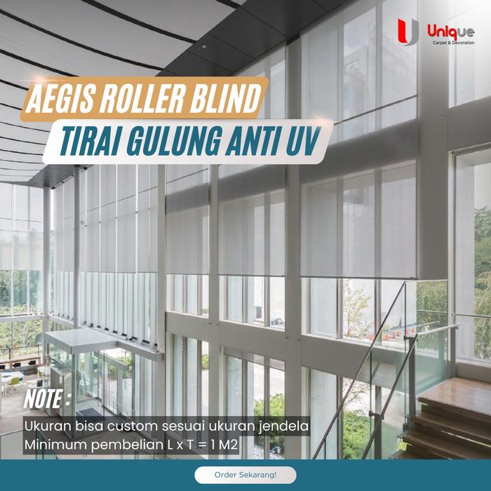 Jual Roller Blind AEGIS Sunscreen (Anti UV) / Krey Jendela Untuk Kantor ...