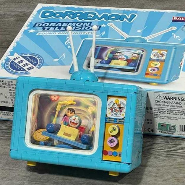Jual Balody x Doraemon TV Figure Time Machine Song Mini Bricks Toys ...