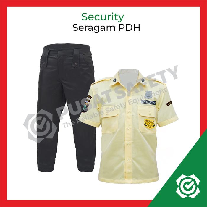 Jual Seragam PDH Security Satpam Cream Lengan Pendek - M - Jakarta ...