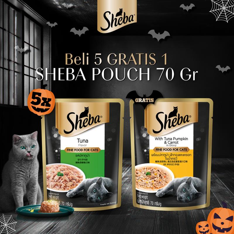 SHEBA POUCH ALL VARIAN - 70GR - MAKANAN KUCING - Shop | Tokopedia