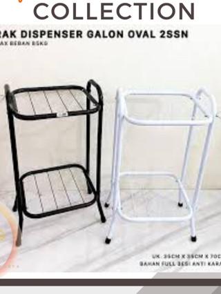 [NEW] RAK DISPENSER BESI TINGKAT 2/ MEJA DISPENSER STAINLESS 2 TINGKAT ...