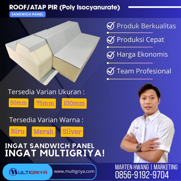 Jual Atap / Roof PIR (Poly Isocyanurate) - Kab. Tangerang - Marten ...
