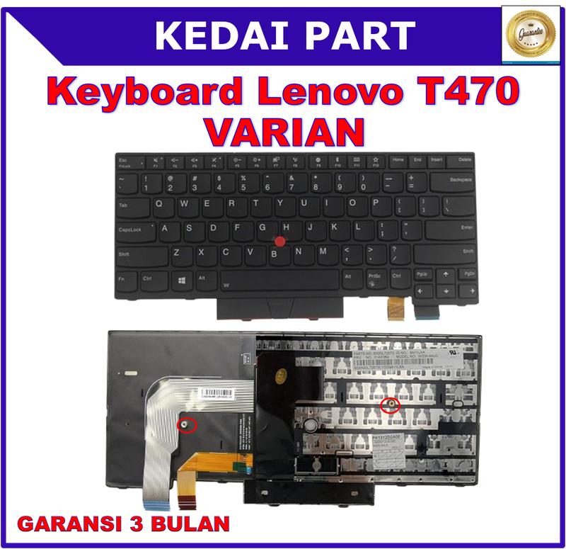 Keyboard Lenovo Thinkpad T470 T480 A475 A485 Non Pointer - Shop | Tokopedia