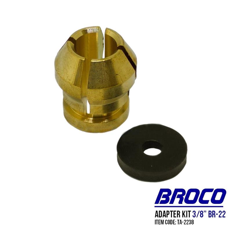 BROCO TA-2238 Collet and Washer Kit used with 3/8 in TA2238/PCRP-305A ...