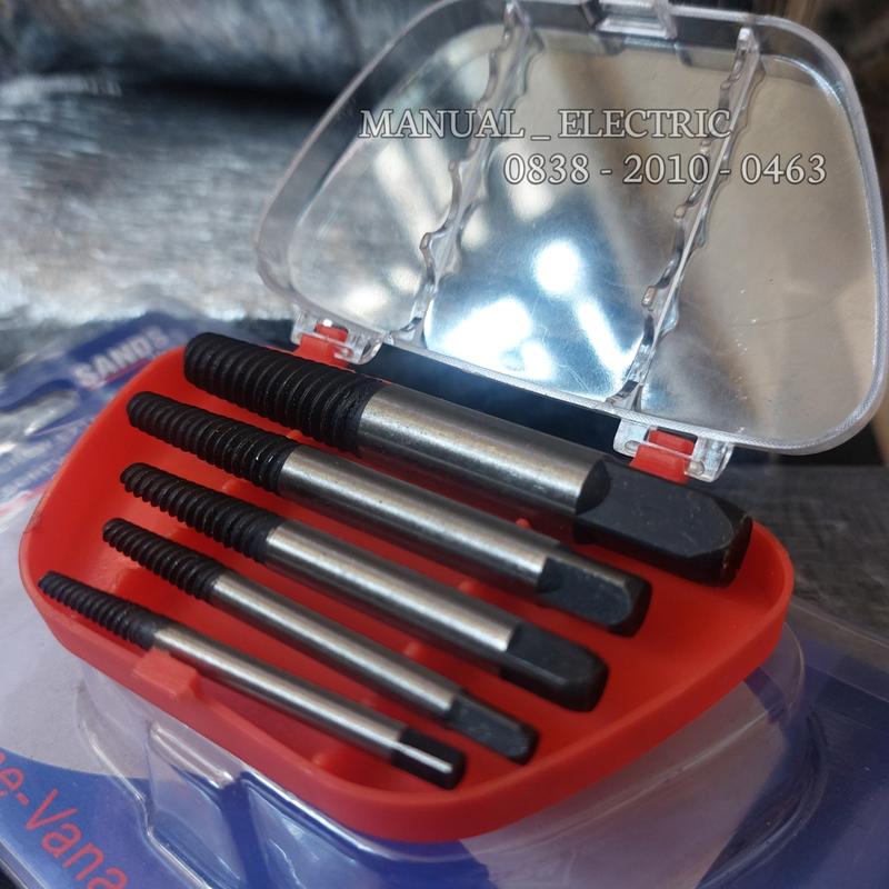 SCREW EXTRACTOR SET - SANDS Alat pembuka baut rusak. patah pipa scrup ...