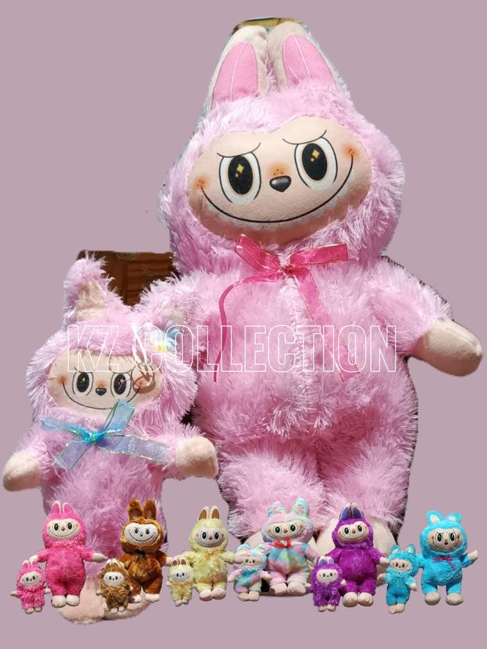 Jual BONEKA LABUBU THE MONSTER 50 CM IBU DAN ANAK - MERAH FANTA, IBU ...
