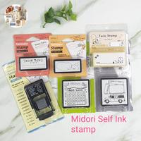 Jual Midori self ink stamp. Stempel Midori ori Japan - Dog set 2 stamps ...