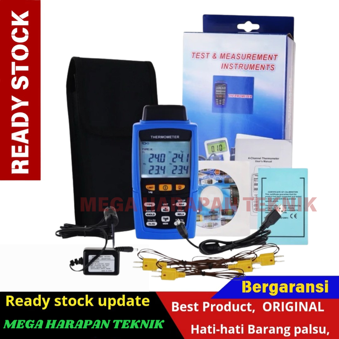 Jual Magnetic Field Meter Tenmars TM-197 AC DC Magnet Tesla Gauss TM197 ...