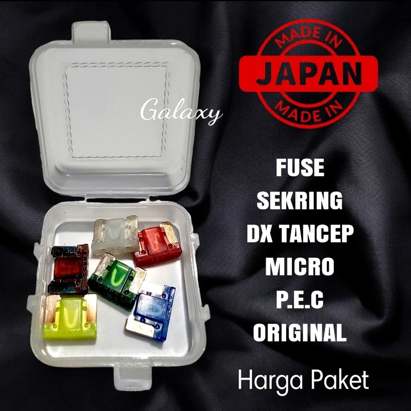 Sekring Fuse Micro / Innova - Original PEC Made in Japan - Pcs - Shop ...
