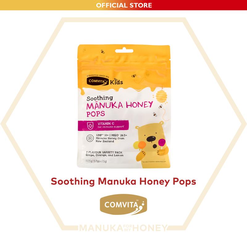 Comvita Kids Soothing Pops with UMF 10+ Manuka Honey Permen Madu Anak ...