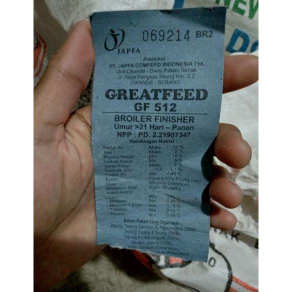 Pakan Ayam Broiler Grower GF 512 Japfa Comfeed 50 Kg - Shop | Tokopedia