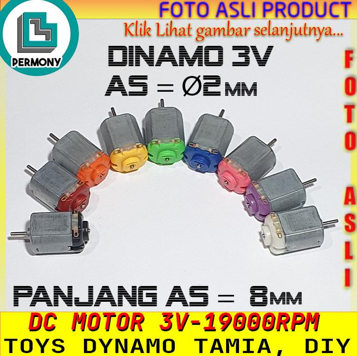 3V DC MOTOR TOY DINAMO DYNAMO 19000-30000 RPM - Shop | Tokopedia