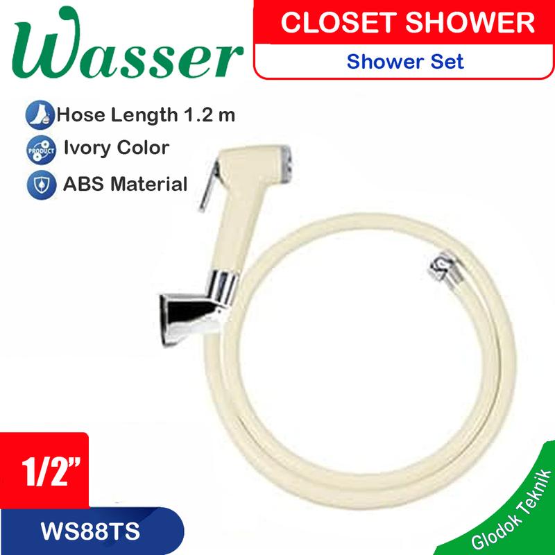 Wasser Shower Closet - Jet Shower Spray - Shower Toilet WS-88TS Ivory ...