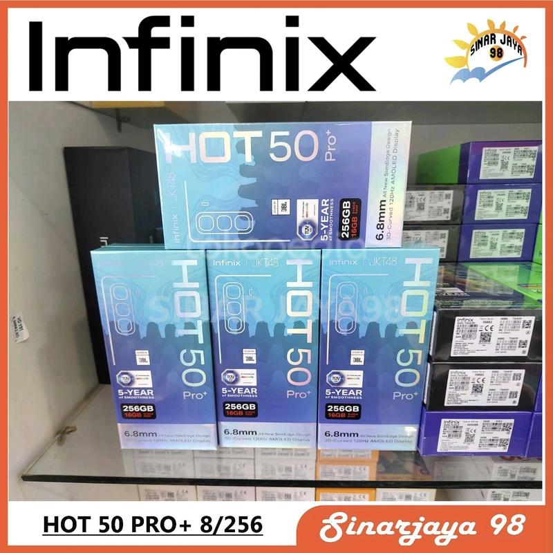 INFINIX HOT 50 PRO+ [8/256] 8+8/256 HOT 50 PRO PLUS GARANSI RESMI ...