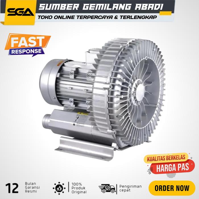 Jual Ring Blower 5,5 Hp Blower Tambak 4Kw RB-4000 4KW 5,5HP BLOWER ...