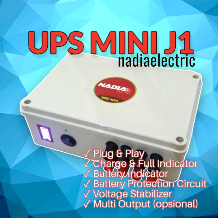 UPS Mini J1 Jumbo Mk-1 Tanpa Battery by nadiaonline - Shop | Tokopedia