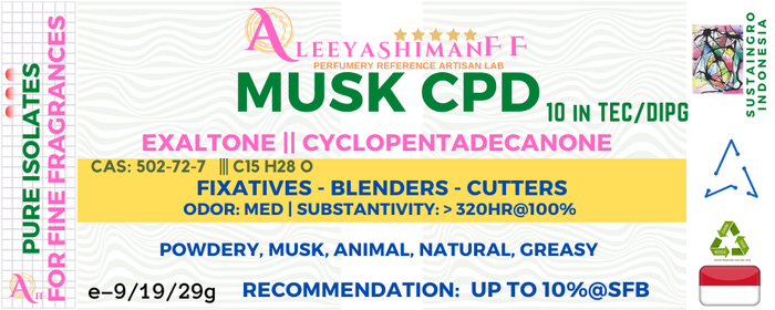 Jual AleeyashimanFF Pure Isolate Musk CPD Cyclopentadecanone (Exaltone ...