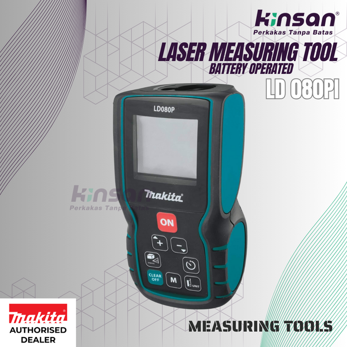 Jual Meteran Laser Digital 80meter LD080PI Pengukur Dimensi Makita ...