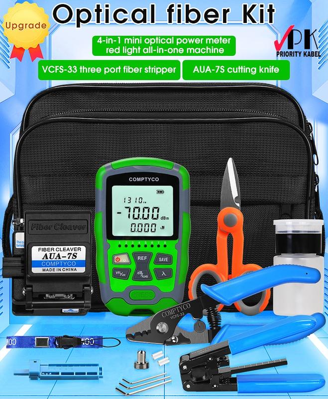 100% Original 100% AUA-MC70 Alat Fiber Optik Fiber Tool Kit Alat Serat ...