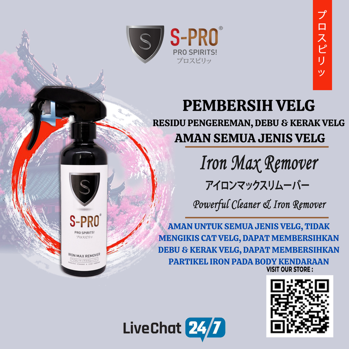 Promo IRON MAX REMOVER PEMBERSIH VELG WHEELS CLEANER PREMIUM QUALITY ...