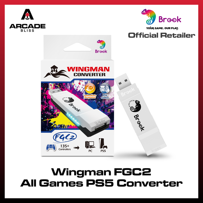 Jual Brook Wingman FGC2 FGC 2 PC PS5 Playstation 5 Converter Controller ...