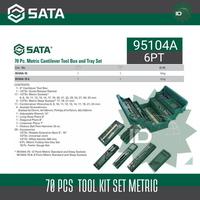 Promo SATA 95104A-70 6PT CANTILEVER MECHANIC TOOL BOX SET 70PCS TOOL ...