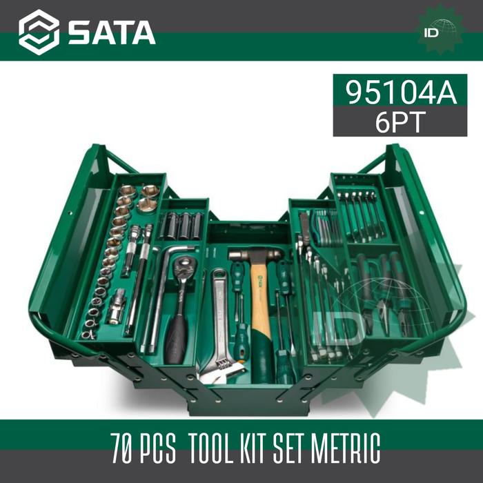 Jual SATA 95104A-70 6PT CANTILEVER MECHANIC TOOL BOX SET 70PCS TOOL KIT ...