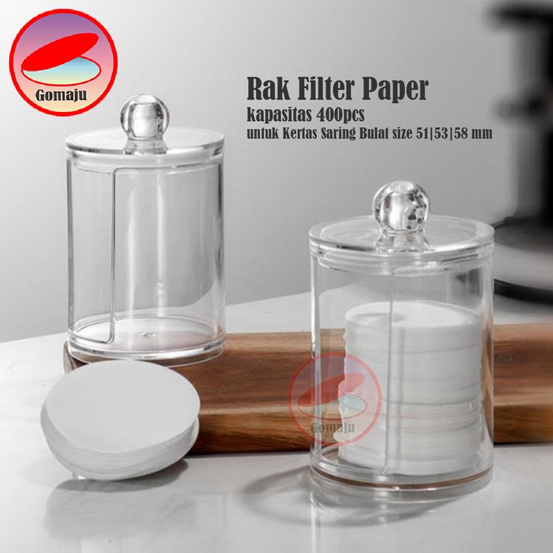 Paper Filter Storage Tempat Penyimpanan Kertas Kopi Bulat Aeropress ...