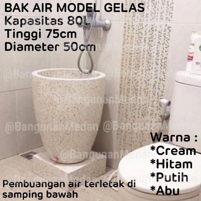 Jual Promo BAK AIR MANDI BATU ESTETIK MODEL BATU ALAM TRASO TERAZZO ...