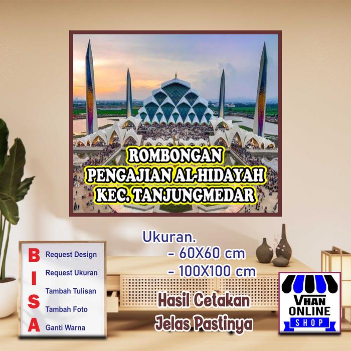 Jual Cetak Spanduk Banner Untuk Depan Bus Atau Rombongan Pengajian ...