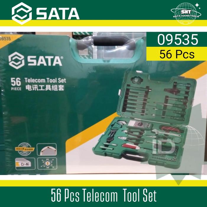 Promo SATA TOOLS 56 Pc. Electrical Toolkit Set / Telecom Tool Set 09535 ...