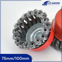 Jual Knot/Standard Wire Cup Brush Thread Nut Type IMPA 510768 510785 ...