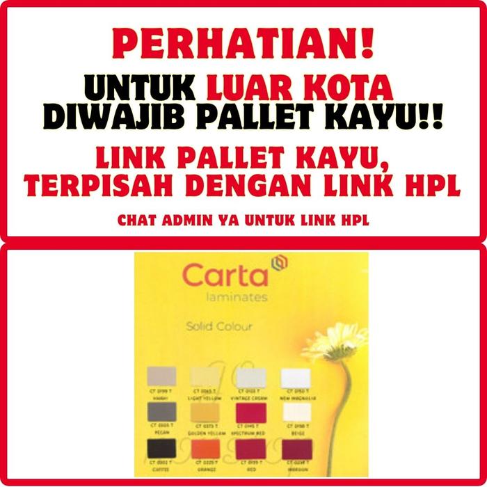 Jual HPL CARTA SOLID CT 0102/50/99/98/45/39/0263/73/03/02/25/38 T - CT ...