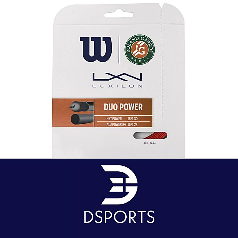 Wilson Duo Power Roland Garros RG Luxilon NXT Power Strings ( Tennis ...