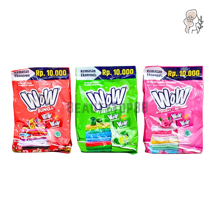 Jual Wow 2000 Deterjen Bubuk 500 gr / Deterjent Sabun Cuci Baju Sejuta ...