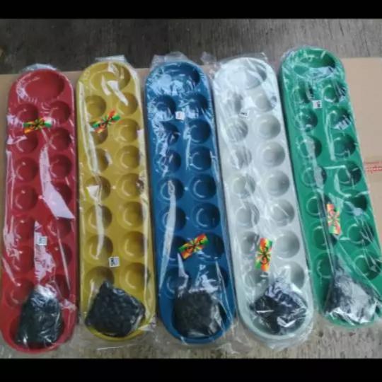 Congklak Mainan Tradisional Jadul Dakon Set Congklak Biji Plastik ...