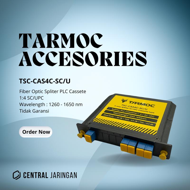 Tarmoc Splitter 1:4 SC/UPC | Fiber Optic Spliter 1x4 Box Cassette ...