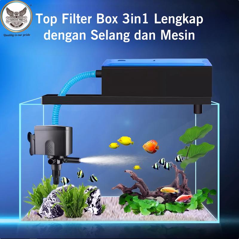 SAKKAI PRO AA 203K Filter Aquarium Top 3in1 Sistem Sirkulasi Ideal ...